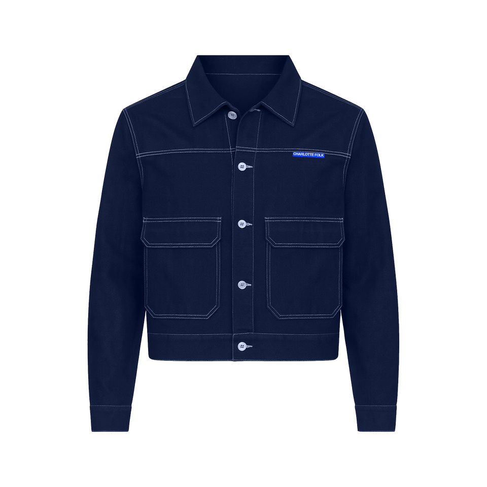 CAMPUS CLUB DENIM JACKET – Charlotte Folk
