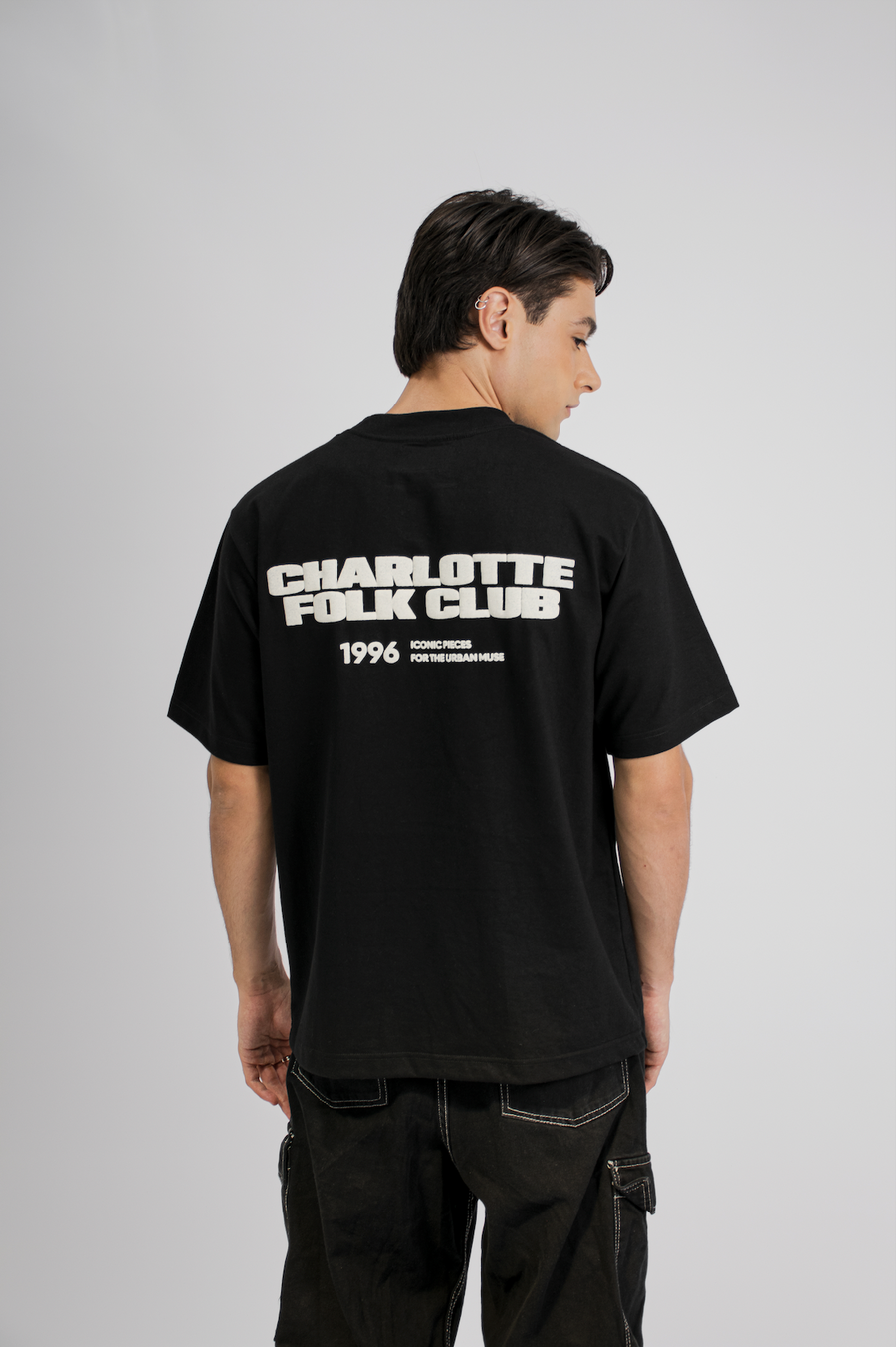 Signature Tee (Black) – Charlotte Folk